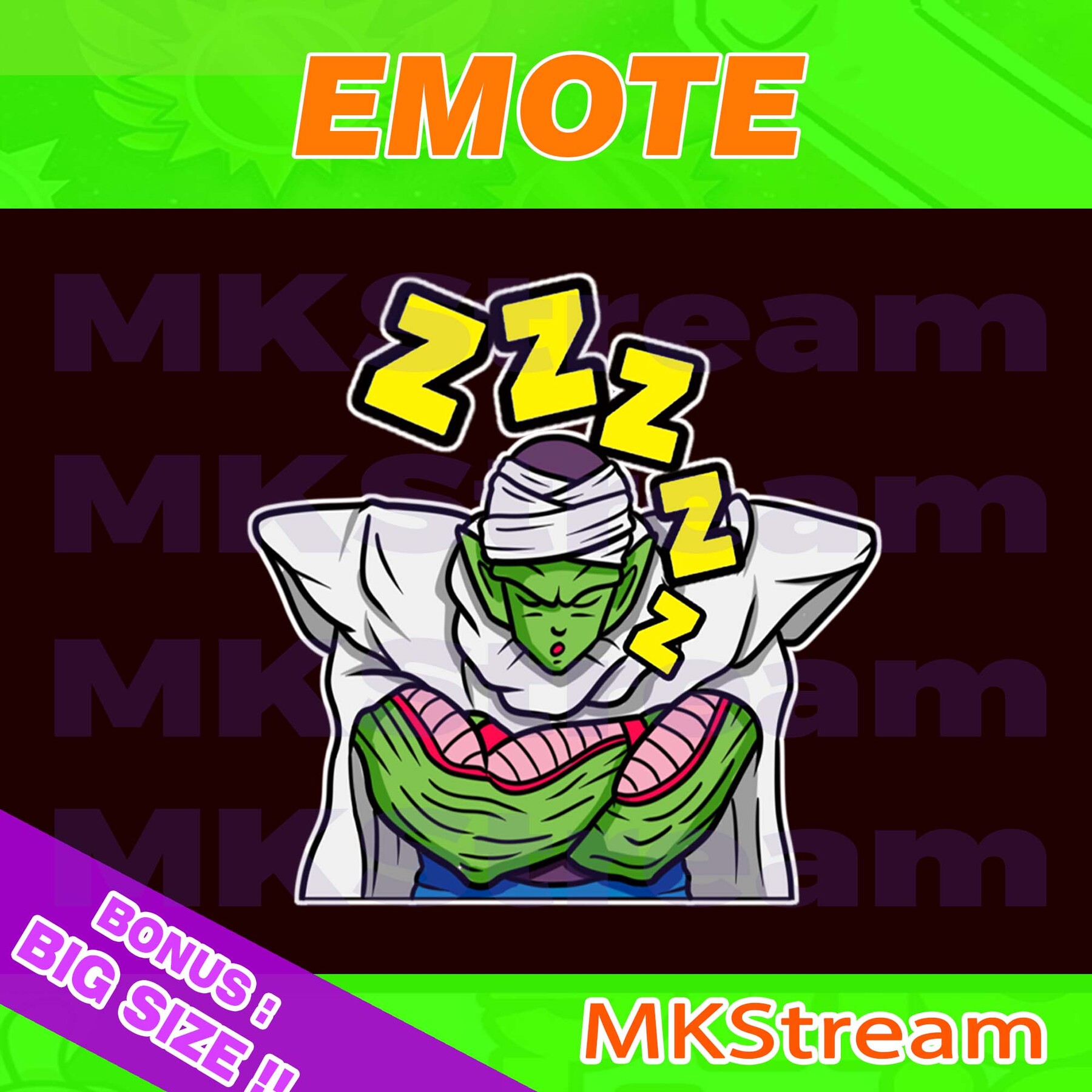ArtStation - Twitch emotes piccolo sleep | Artworks