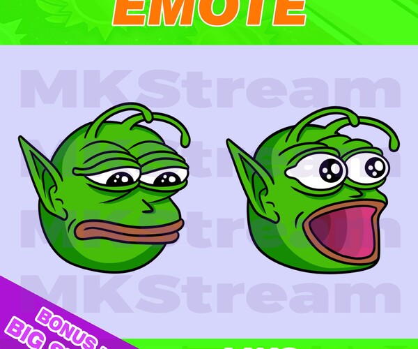ArtStation - Twitch emotes piccolo pog pack | Artworks