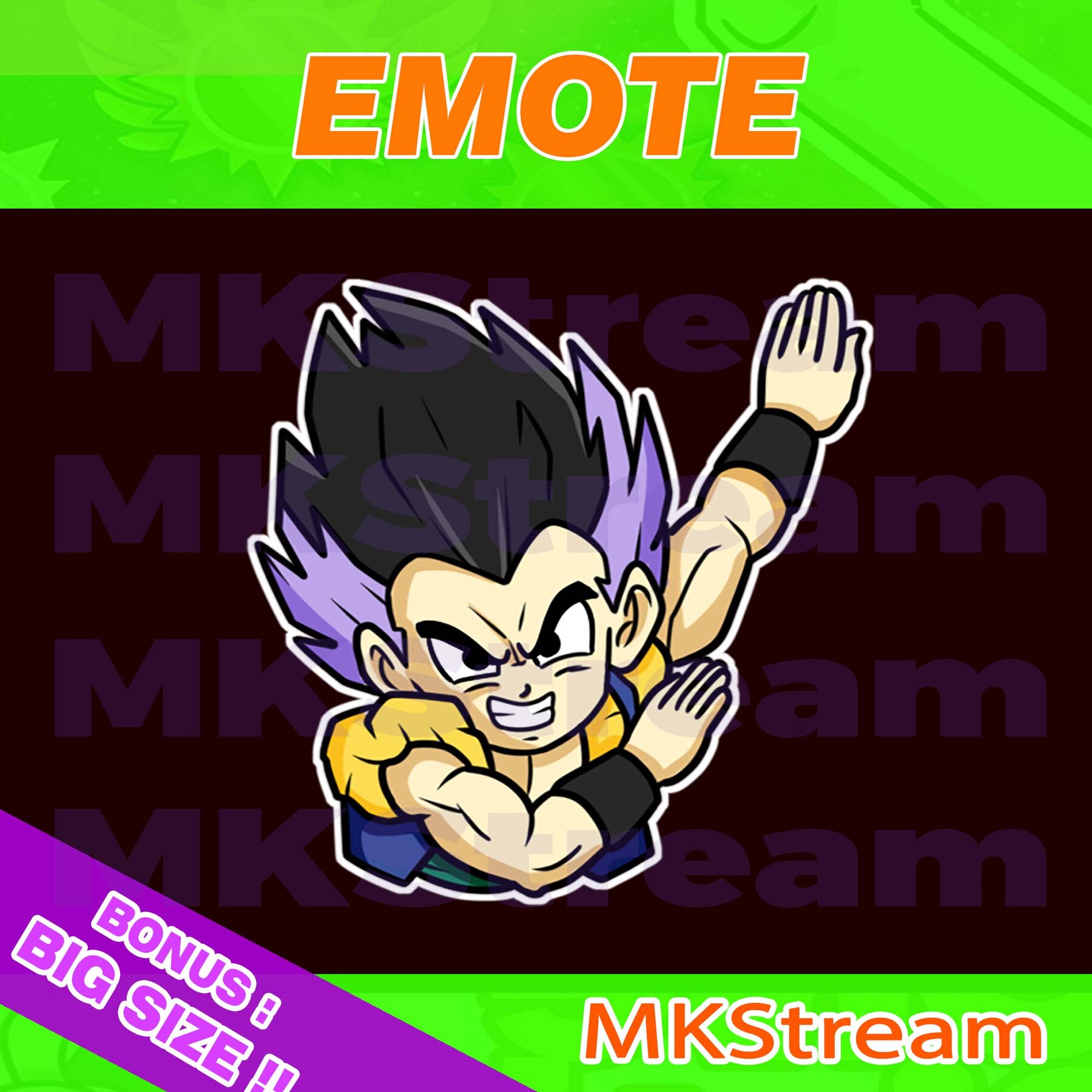 ArtStation - Twitch emotes gotenks dab | Artworks