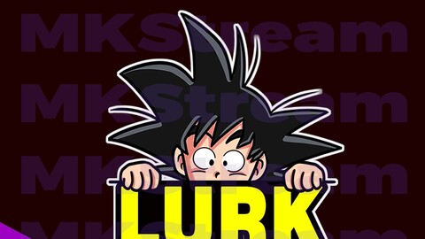 ArtStation - Twitch emotes kid goku lurk | Artworks