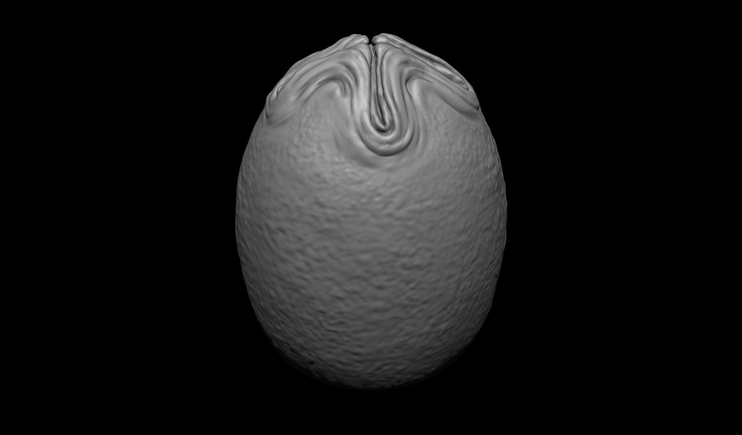 ArtStation - 3D PRINTABLE ALIEN EGG OVOMORPH 1979 WITH ROOTS AND FLAT ...