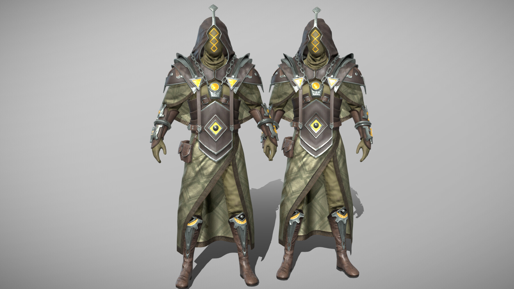 ArtStation - Assassin Character Low-poly 3D model | Game Assets