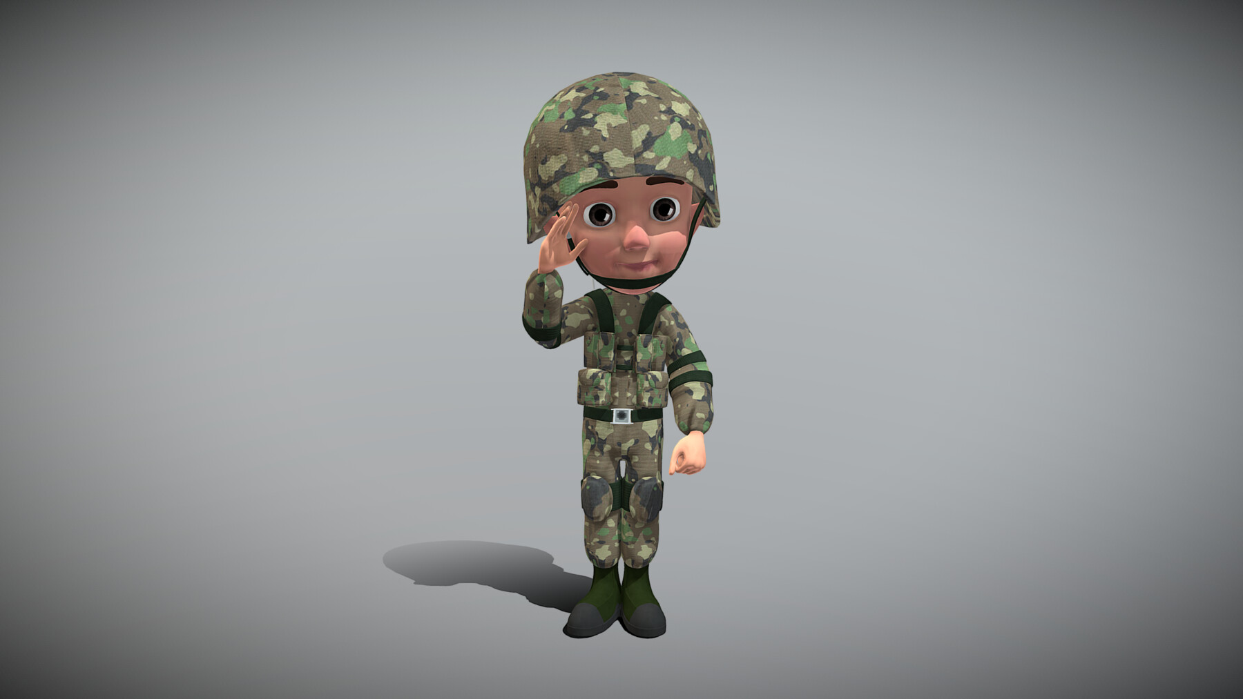 ArtStation - Cartoon Soldier | Game Assets