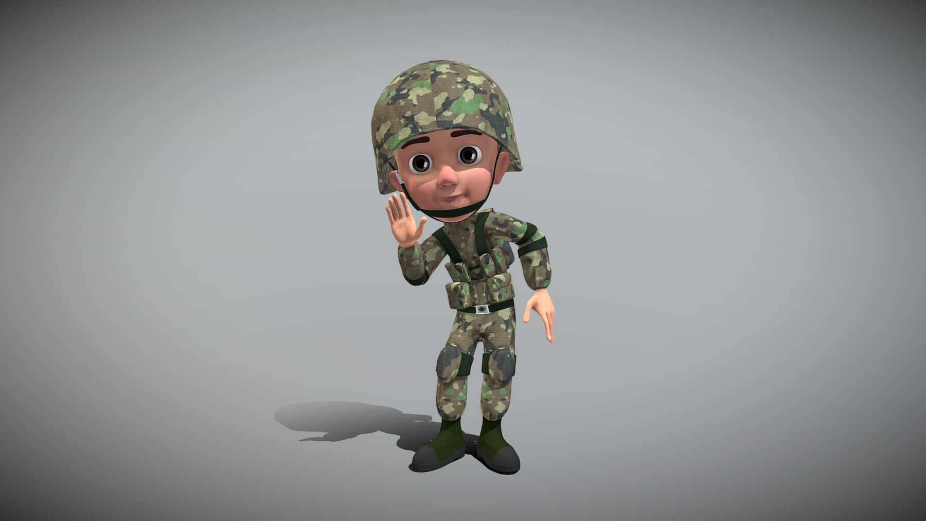 ArtStation - Cartoon Soldier | Game Assets