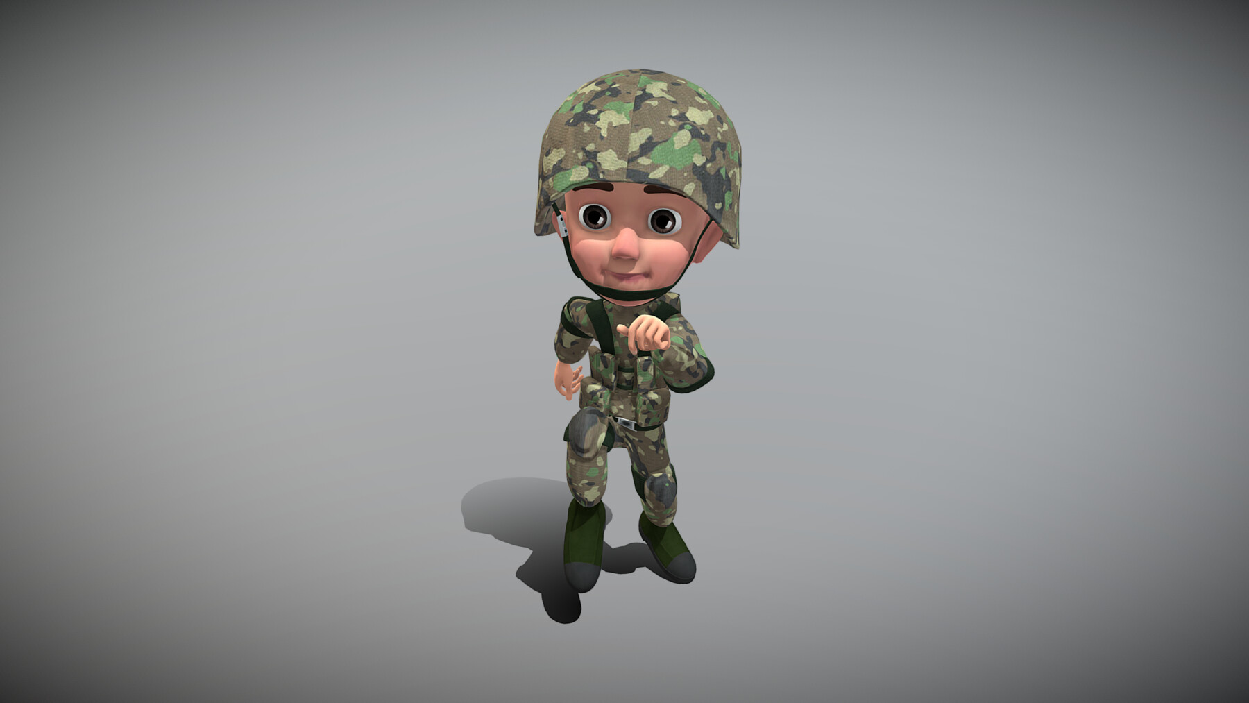 ArtStation - Cartoon Soldier | Game Assets