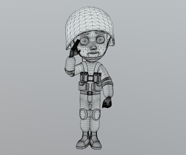 ArtStation - Cartoon Soldier | Game Assets