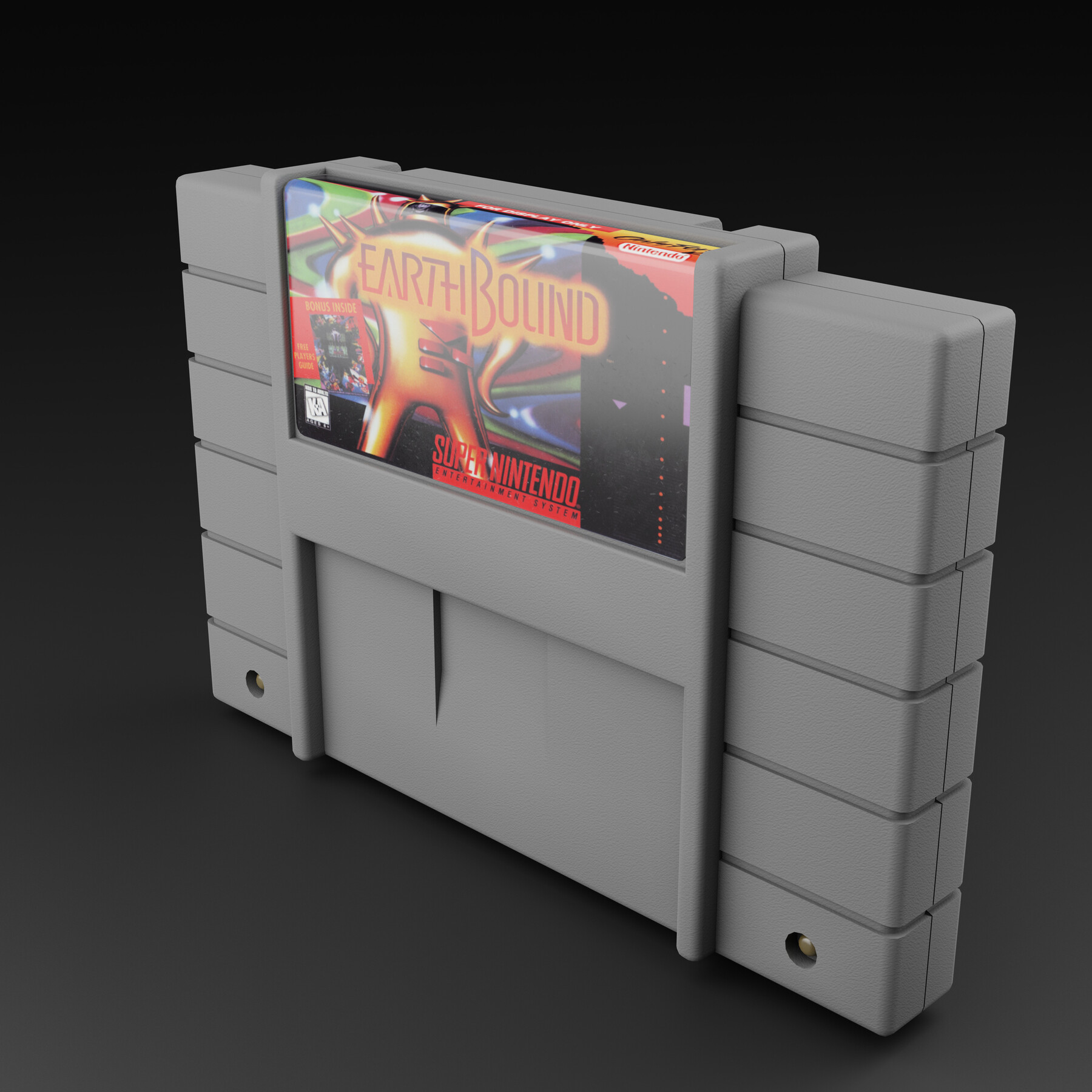 ArtStation - 3D SNES Super Nintendo Entertainment System US | Resources