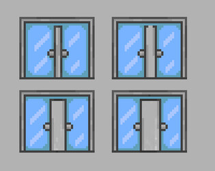 ArtStation - Pixel Door Animations | Game Assets