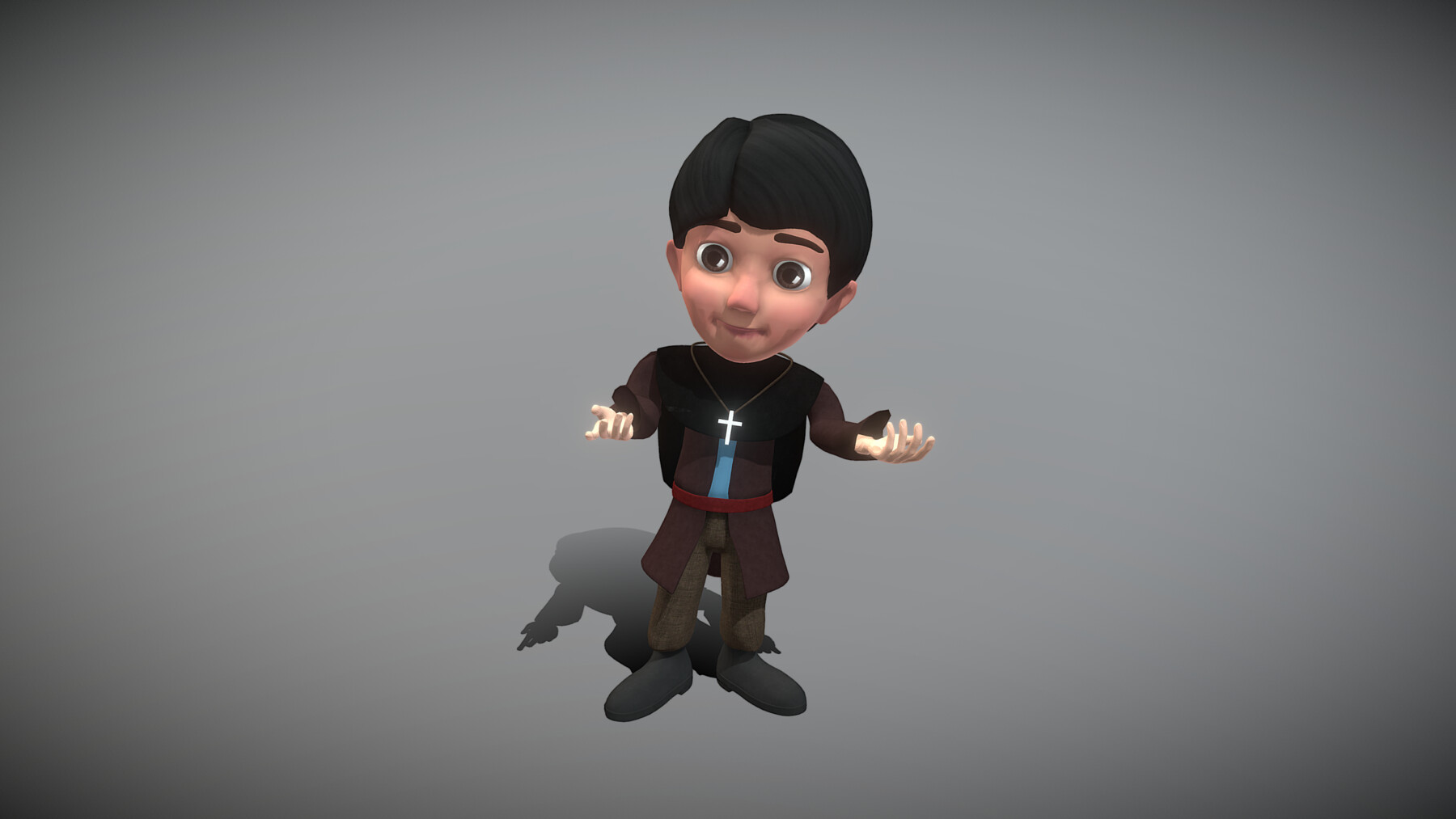 ArtStation - Cartoon Priest | Game Assets