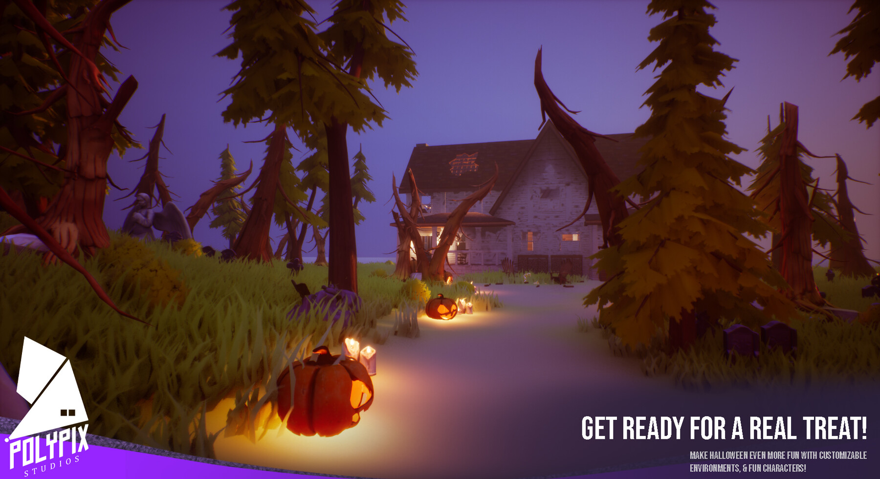 ArtStation - Stylized Haunted House | Game Assets