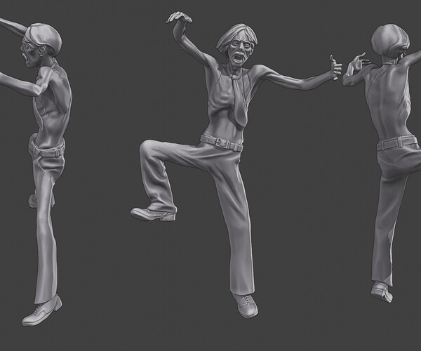 ArtStation - Casual Zombie CZ3 Pack 1 | Resources