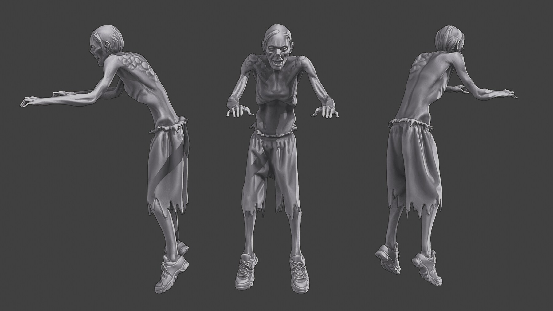 ArtStation - Casual Zombie CZ3 Pack 1 | Resources