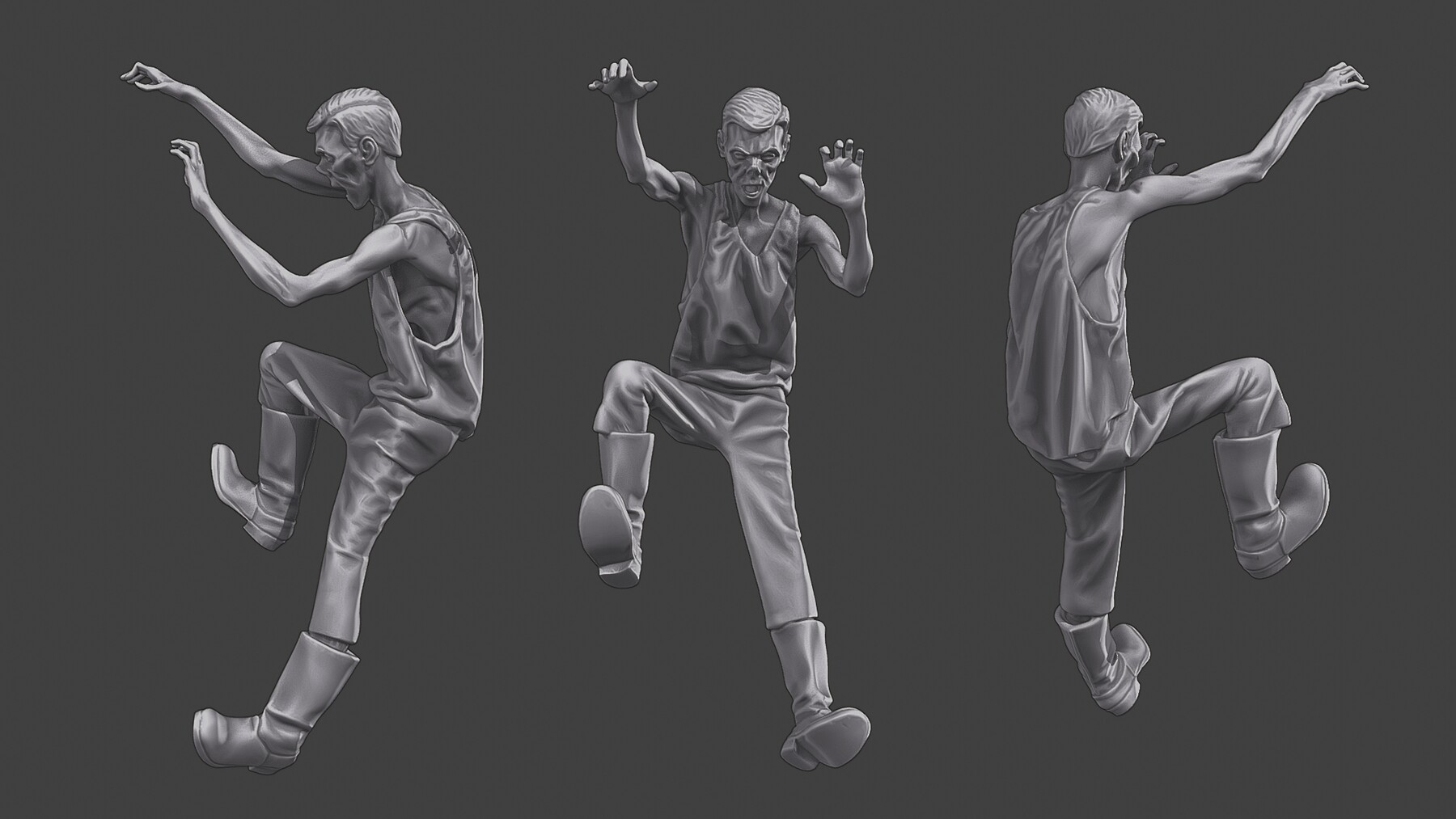 ArtStation - Casual Zombie CZ3 Pack 1 | Resources