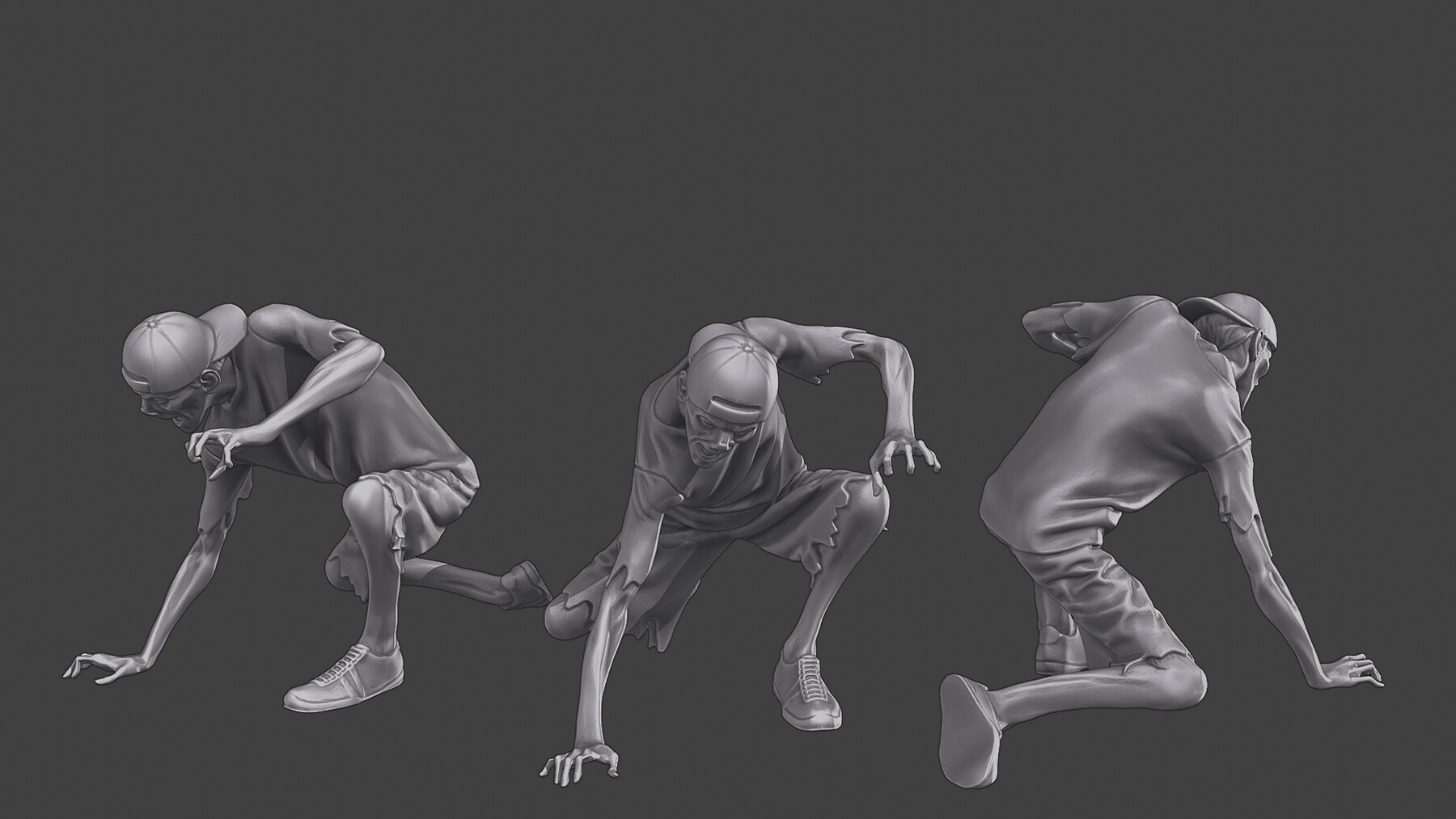 ArtStation - Casual Zombie CZ3 Pack 1 | Resources