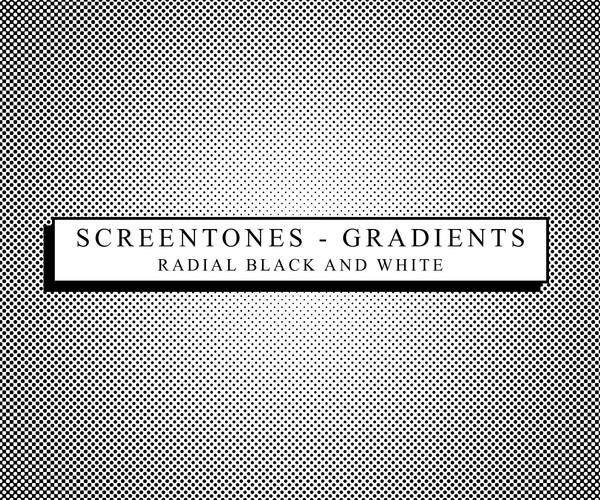 ArtStation - Manga Screentones / Gradients No. 7 / Radial | Artworks