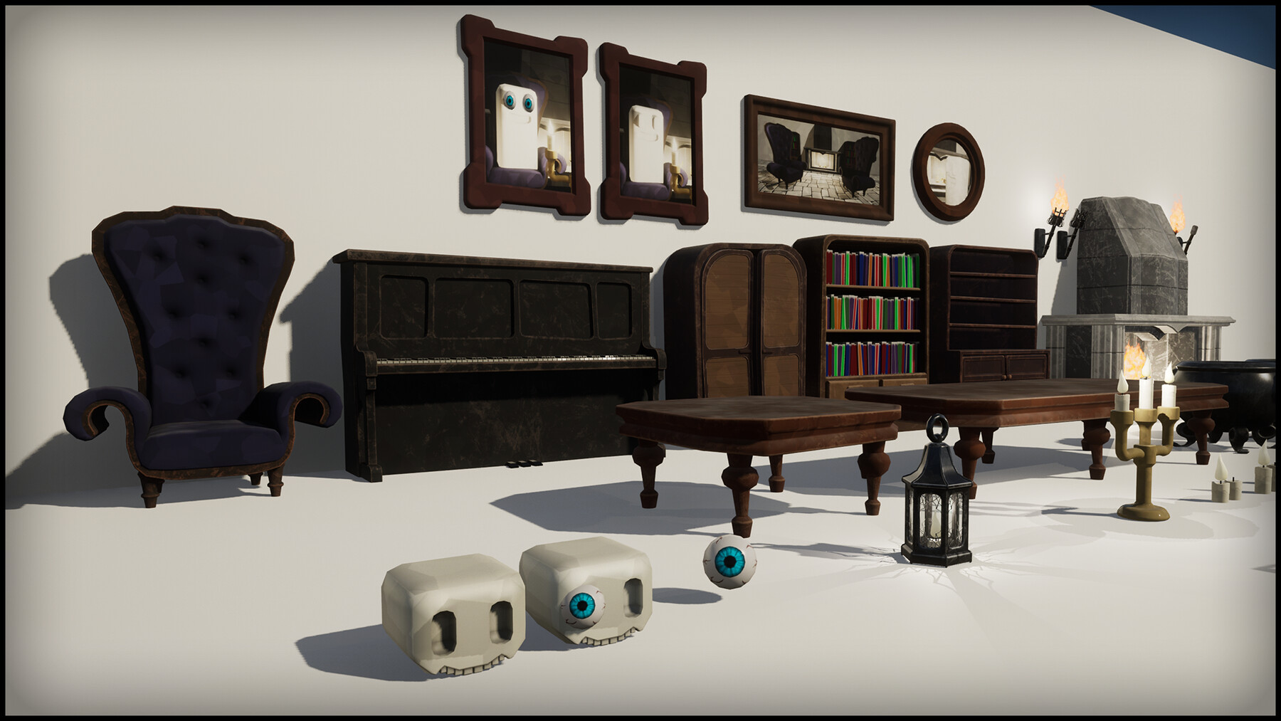 ArtStation - Fun Props Spooky Style | Game Assets