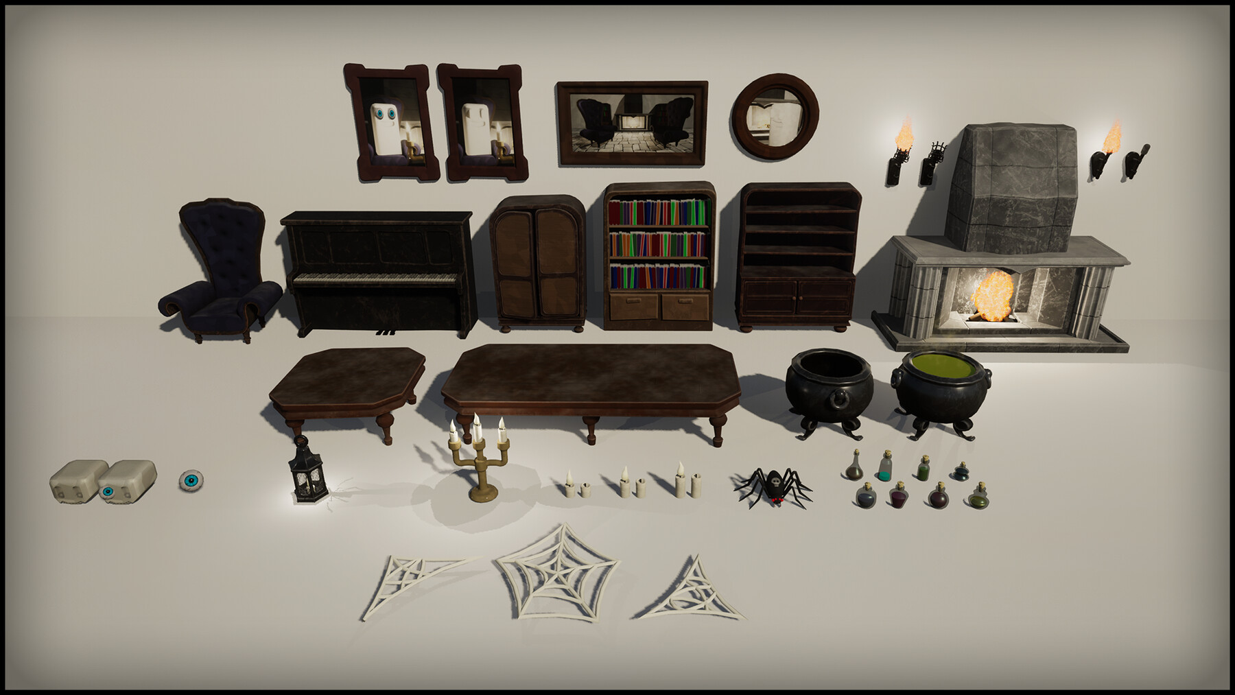 ArtStation - Fun Props Spooky Style | Game Assets