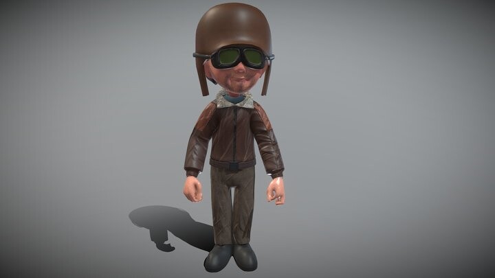 ArtStation - Cartoon Pilot | Game Assets