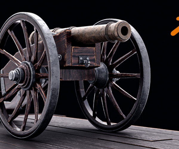 ArtStation - BLENDER: Learn how to create old realistic cannon | Tutorials