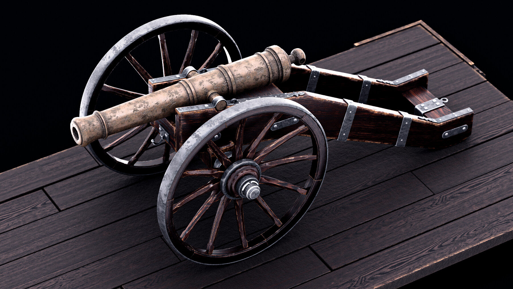 ArtStation - BLENDER: Learn how to create old realistic cannon | Tutorials