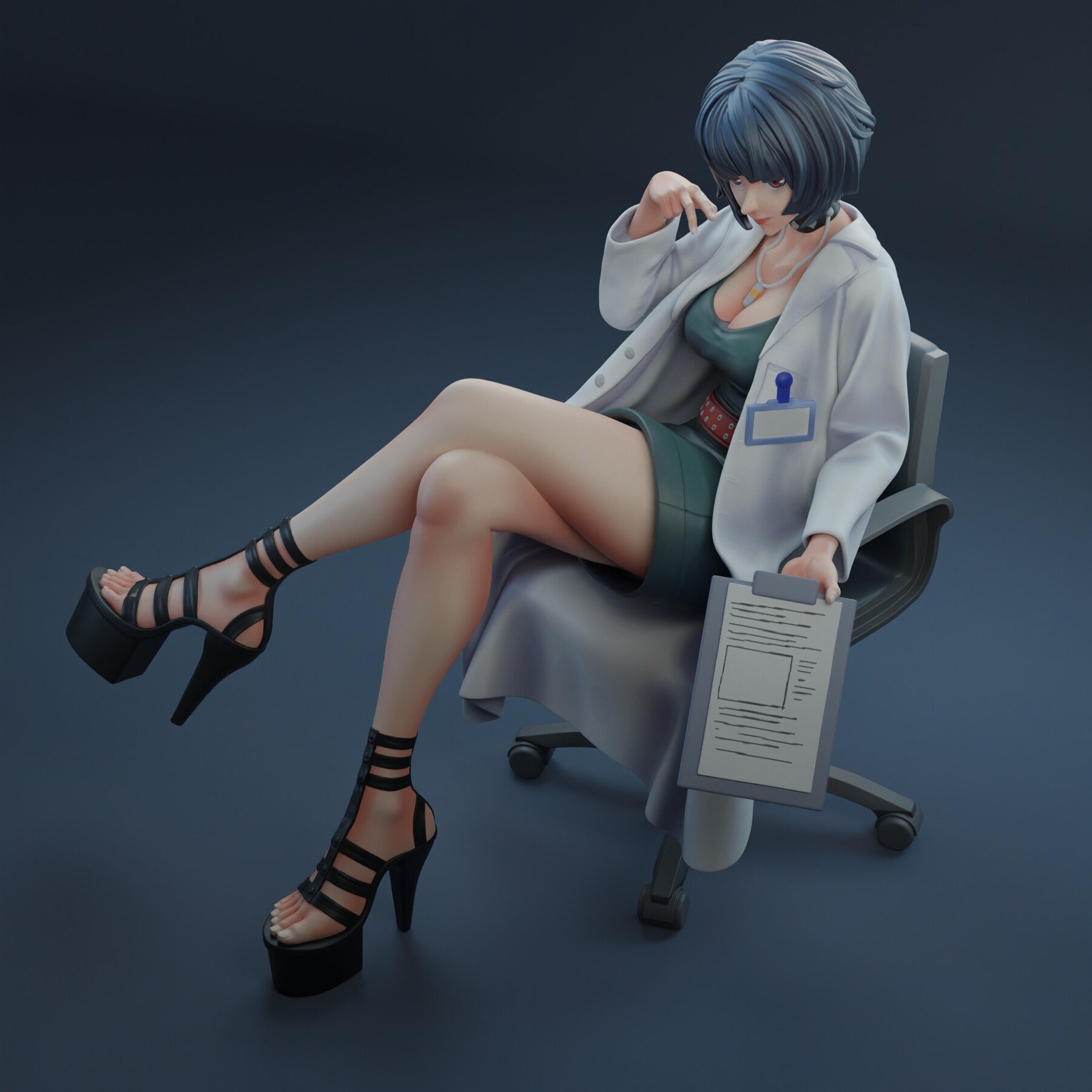 ArtStation - Persona5 Tae Takemi (sfw,Nsfw version) | Resources