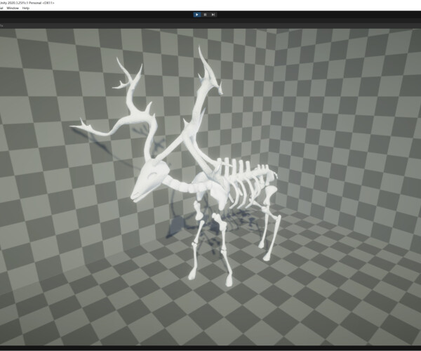 ArtStation - Elk Skeleton | Game Assets