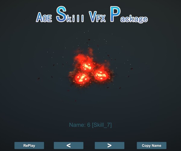 Artstation Unity Vfx Aoe Skill Vfx Package Resources
