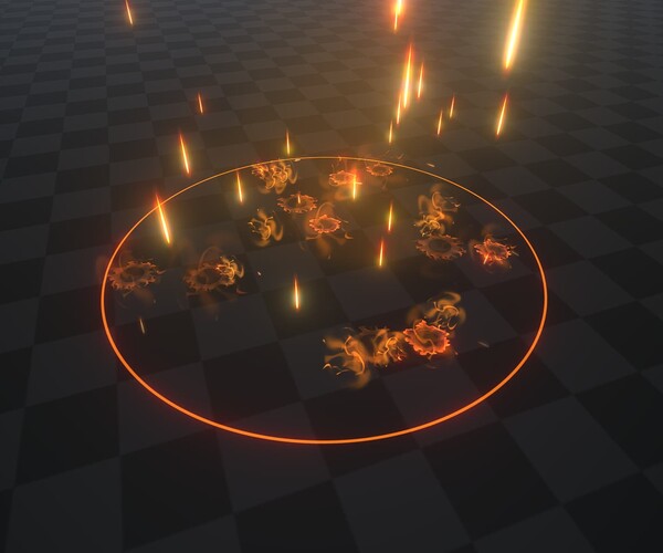 ArtStation - Unity VFX - AOE Skill VFX Package 2 | Game Assets