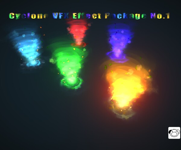 ArtStation - Unity VFX - Cyclone VFX Effect Package No.1 | Game Assets