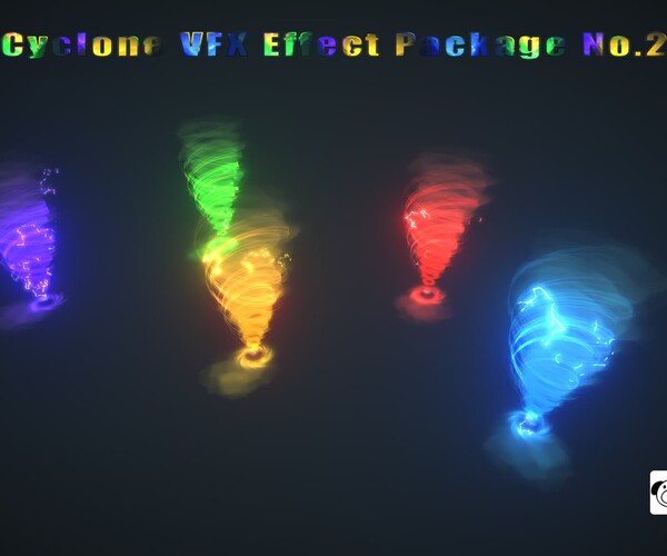 ArtStation - Unity VFX - Cyclone VFX Effect Package No.2 | Game Assets