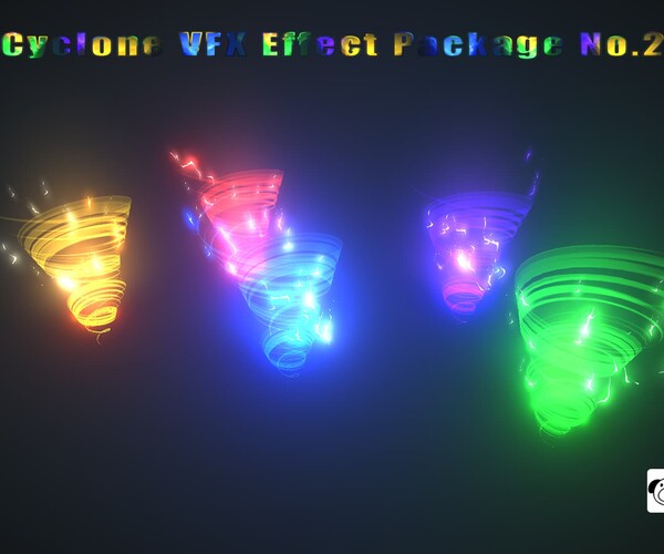 ArtStation - Unity VFX - Cyclone VFX Effect Package No.2 | Game Assets