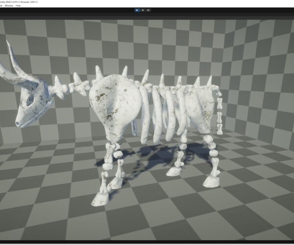 ArtStation - Bull Skeleton | Game Assets