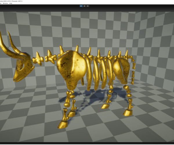 ArtStation - Bull Skeleton | Game Assets
