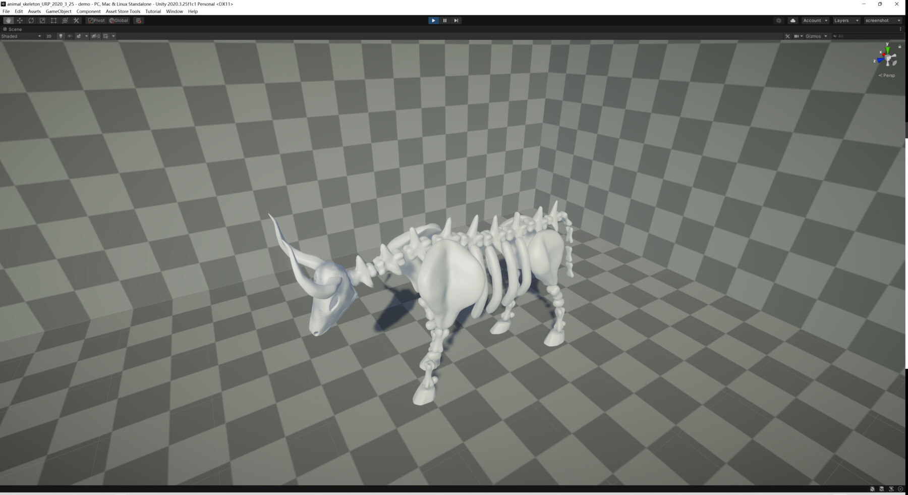 ArtStation - Bull Skeleton | Game Assets
