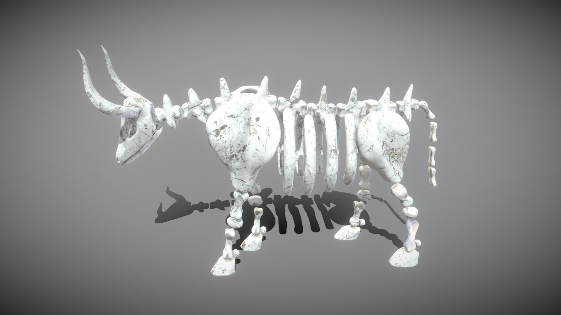ArtStation - Bull Skeleton | Game Assets