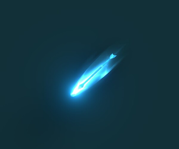 ArtStation - Unity VFX - Effect To Arrow Blue | Game Assets