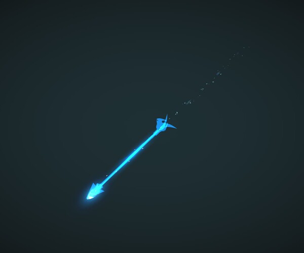 ArtStation - Unity VFX - Effect To Arrow Blue | Game Assets