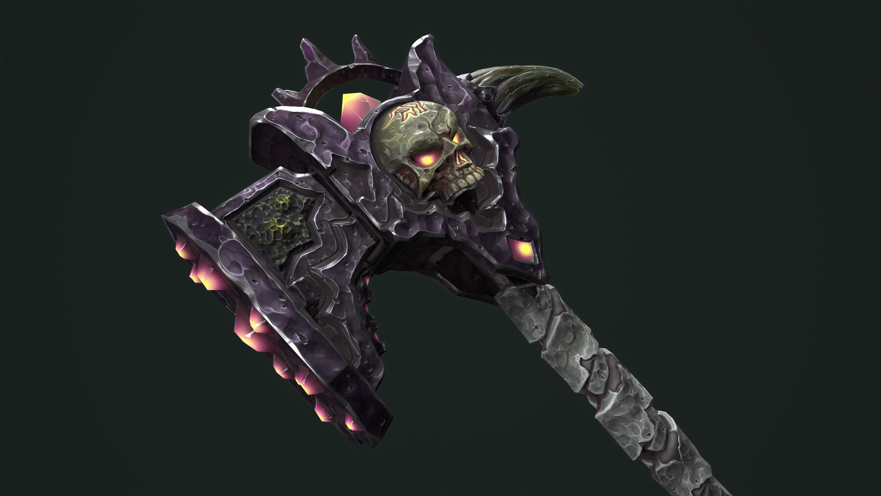 ArtStation - Undead battle hammer | Game Assets