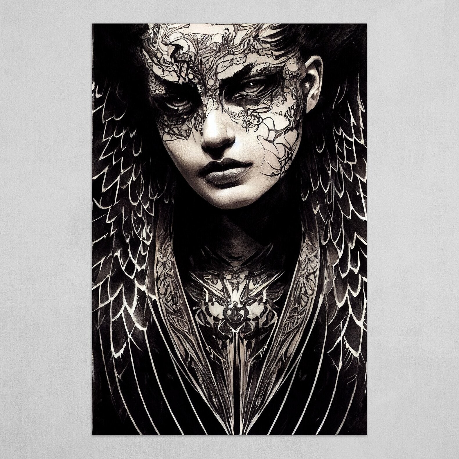 ArtStation - Dark Angel Downloadable Print, Stunning Art, Large ...