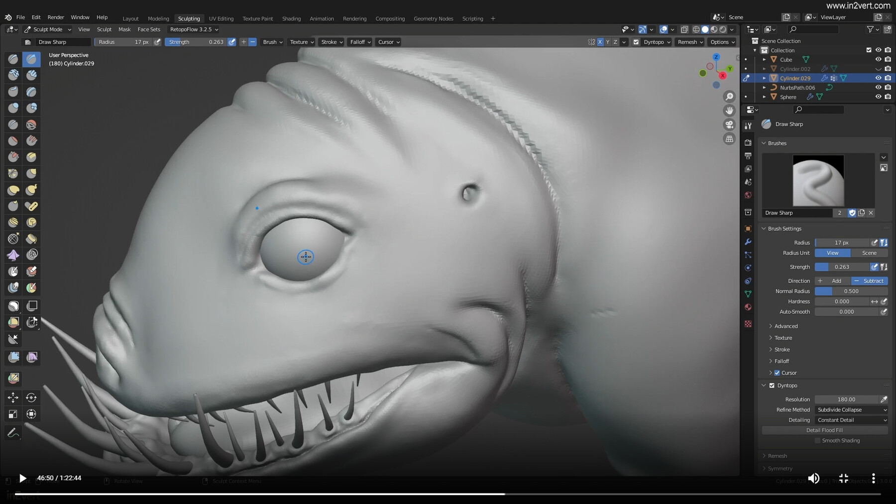 ArtStation - Creature modeling for Games - from a Cube to a full Model ...