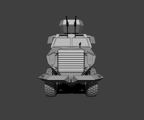 ArtStation - South Africa Police Koevoet Wolf II Vehicle - 3D print ...