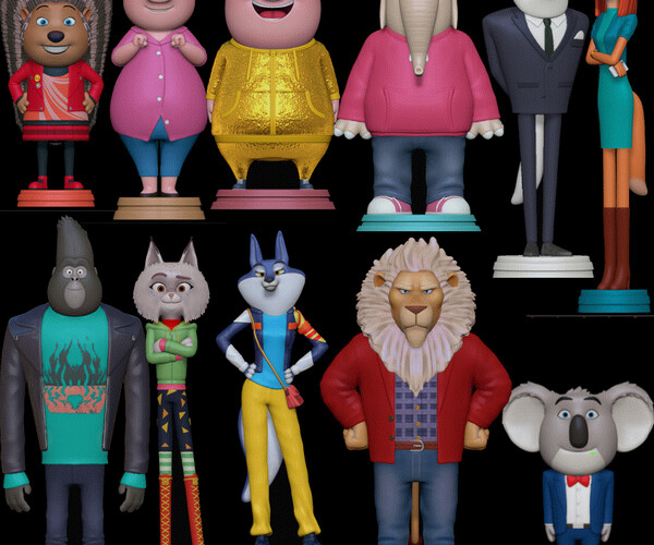 ArtStation - Sing Pack 3D print models | Resources