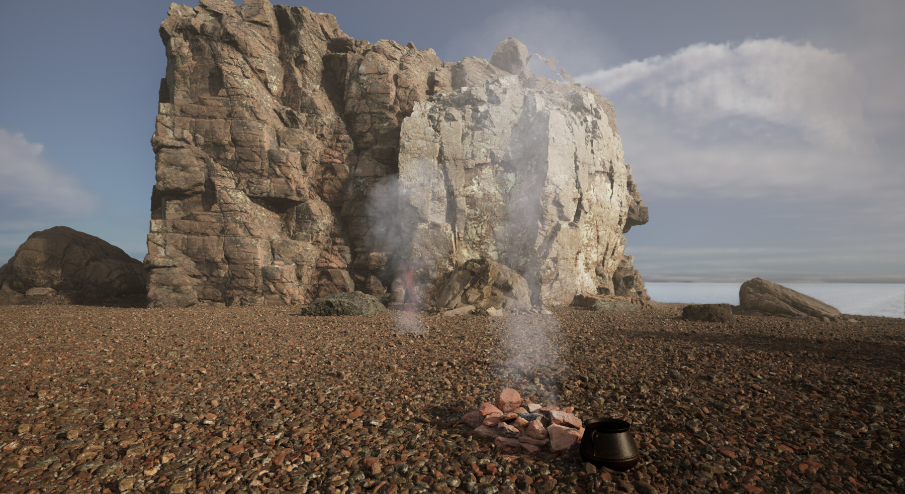 Artstation Ultrarealistic Fire And Coast Ue5 Game Assets