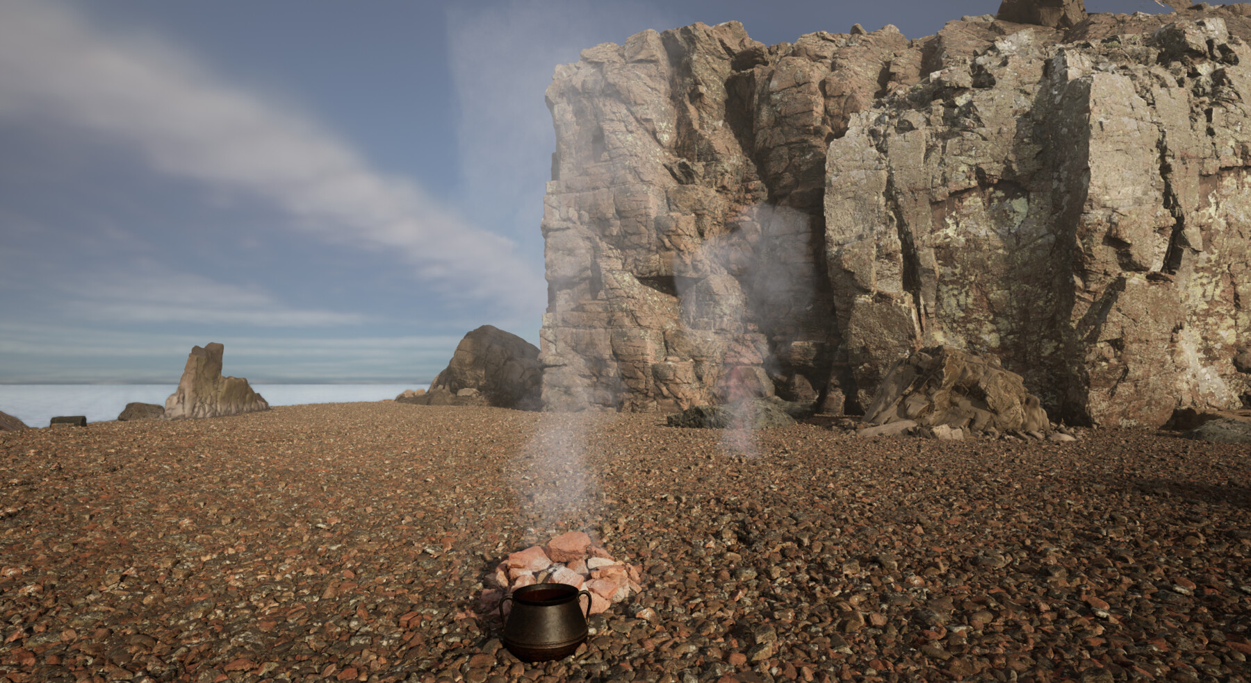 ArtStation - UltraRealistic Fire And Coast UE5 | Game Assets