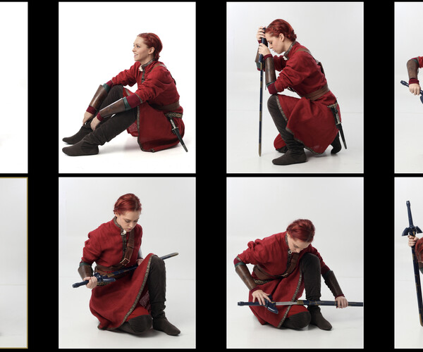 ArtStation - x192 Alanna The Lioness - Pose Reference Pack | Resources