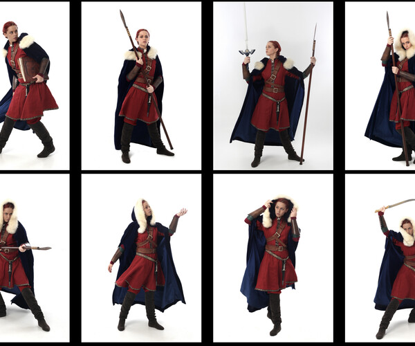 ArtStation - x192 Alanna The Lioness - Pose Reference Pack | Resources