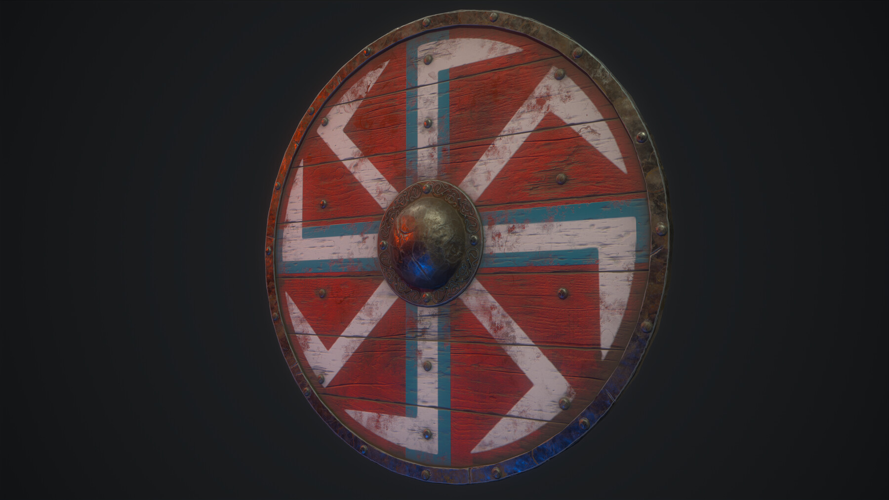 ArtStation - 10 Vikings Shields | Game Assets