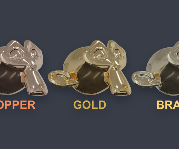 ArtStation - Physically Accurate Metal Materials for Blender | Resources