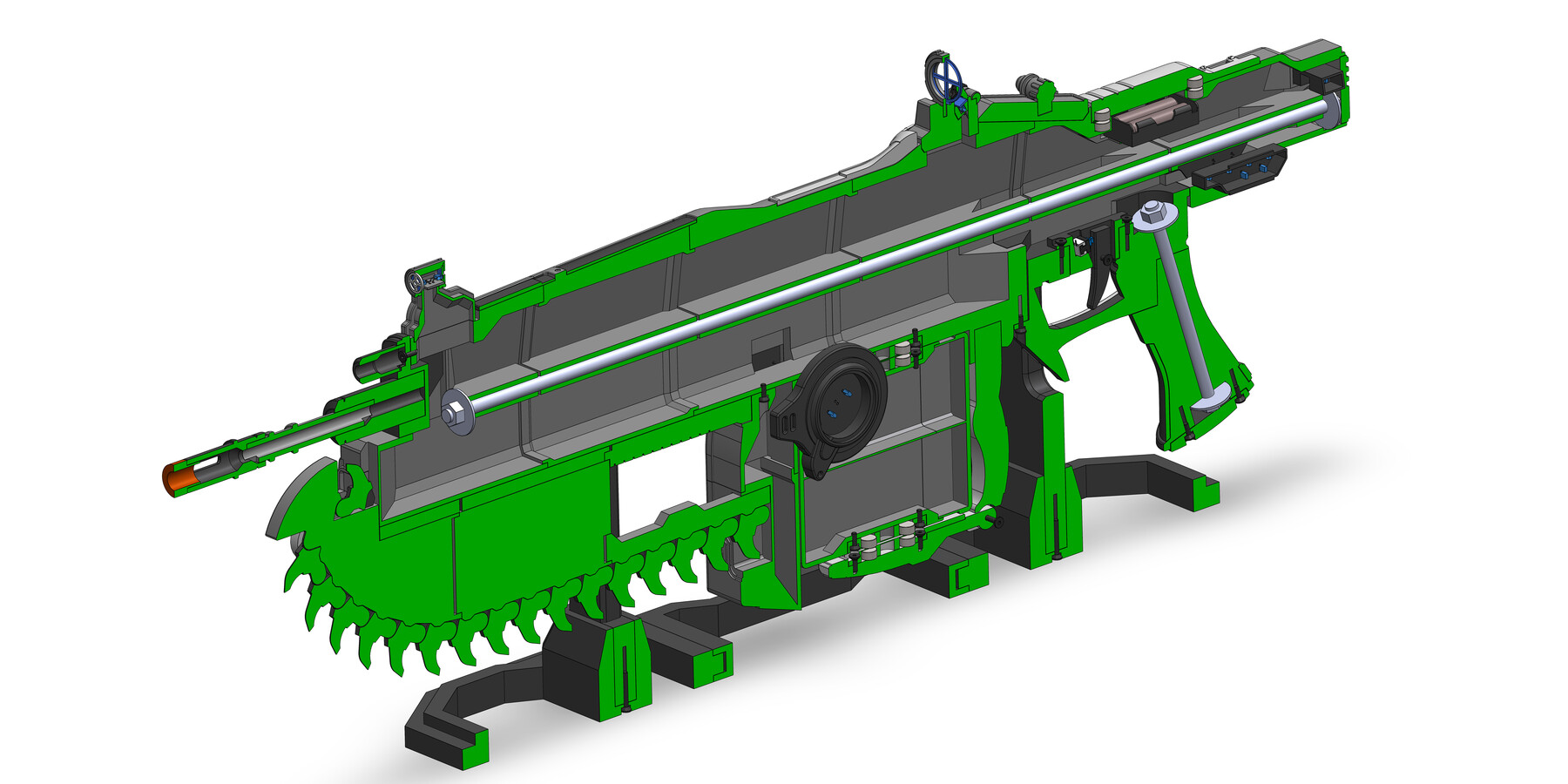 ArtStation - LANCER - GEARS OF WAR - PRINTABLE 3D MODEL - STL FILES ...
