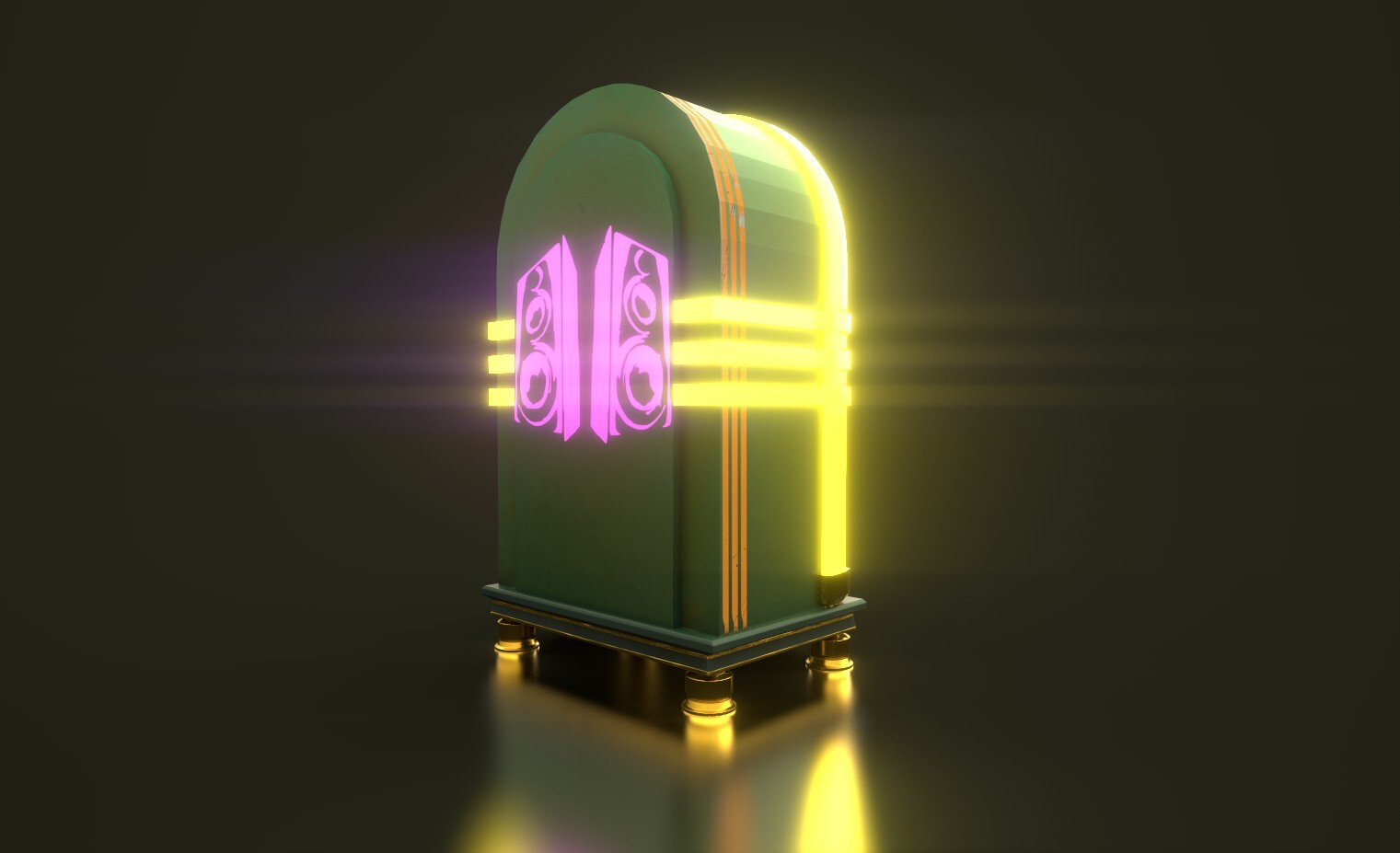 ArtStation - Neon Jukebox | Game Assets